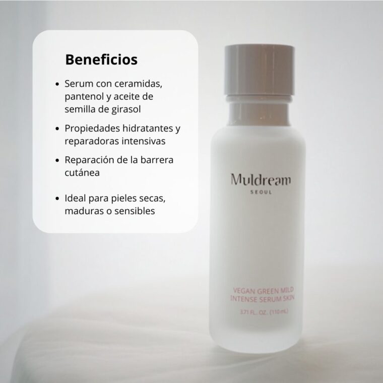 Muldream Serum «Vegan Green Mild Intense Serum Toner» – Kosmeticos