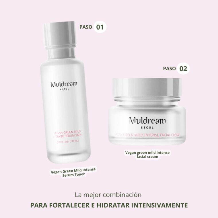 Muldream Crema «Vegan green mild intense facial cream» – Kosmeticos