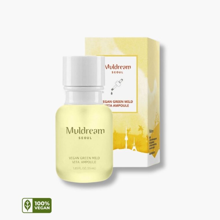Muldream Ampolla «Vegan green mild VITA ampoule» – Kosmeticos