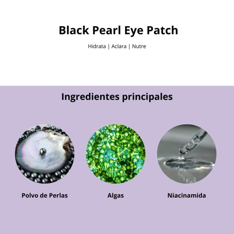 SNP Parches «Black Pearl Eye Patch» – Kosmeticos