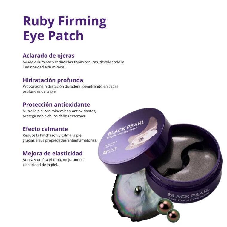 SNP Parches «Black Pearl Eye Patch» – Kosmeticos