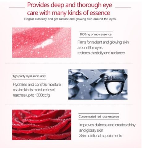 SNP Parches "Ruby Firming Eye Patch" - Kosmeticos