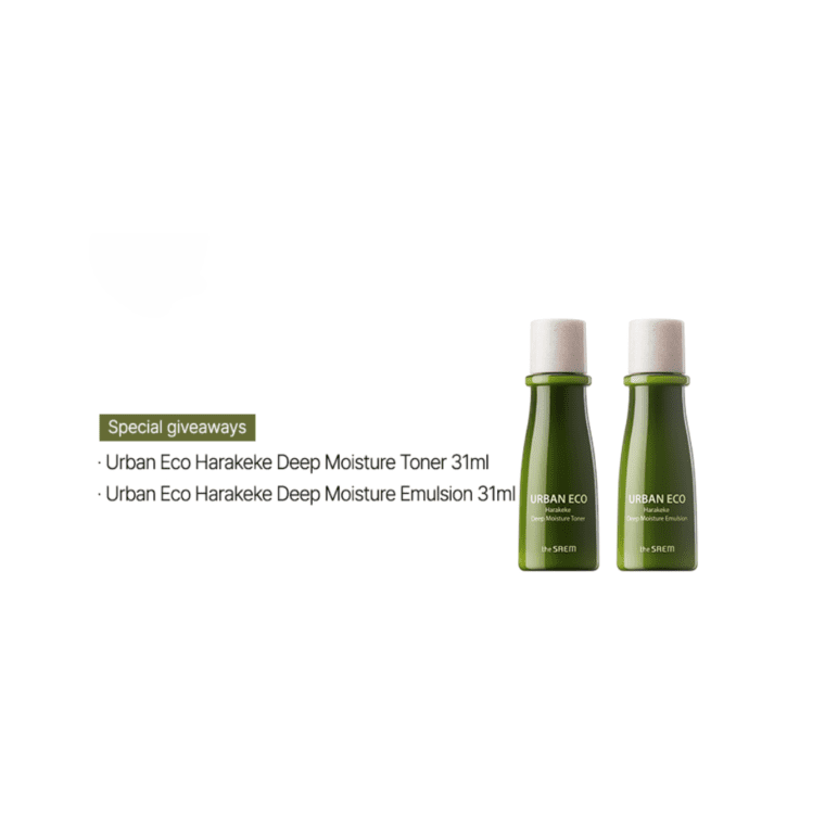 The Saem Set «Harakeke Deep Moisture Skin Care 3 Set» – Kosmeticos