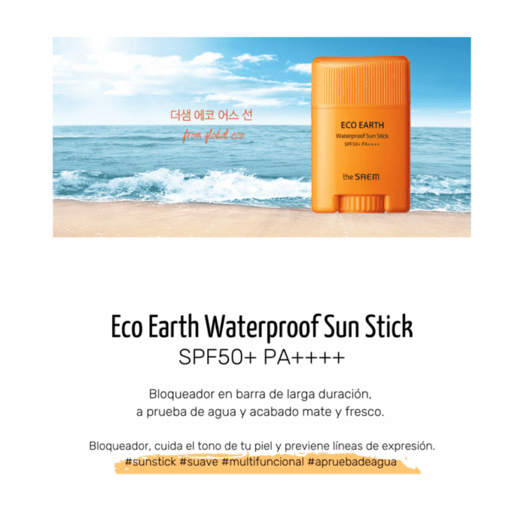 The Saem Protector Solar «Eco Earth Waterproof Sun Stick» – Kosmeticos