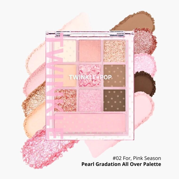 Twinkle Pop Sombras «Pearl Gradation All Over Palette» – Kosmeticos