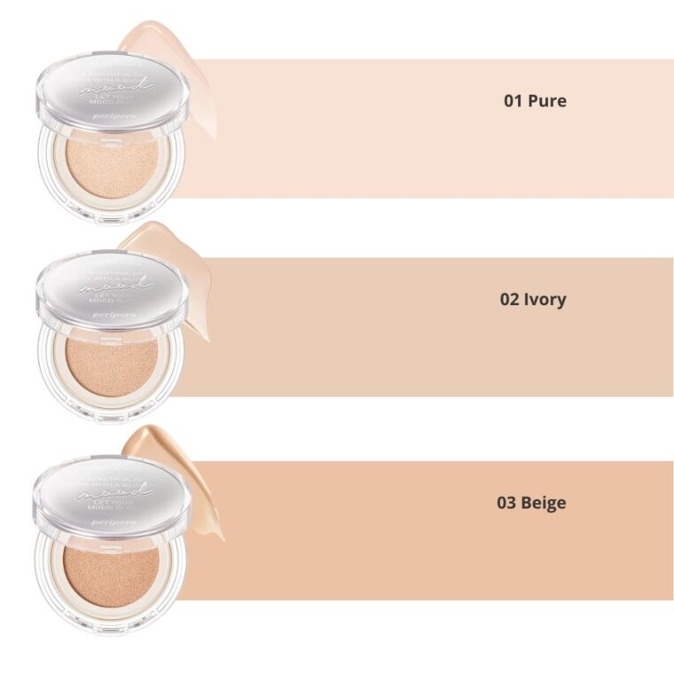 Peripera Set Base «Mood Vegan Glow Cushion Set» – Kosmeticos