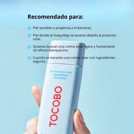 Tocobo Protector Solar «Bio Watery Sun Cream» – Kosmeticos