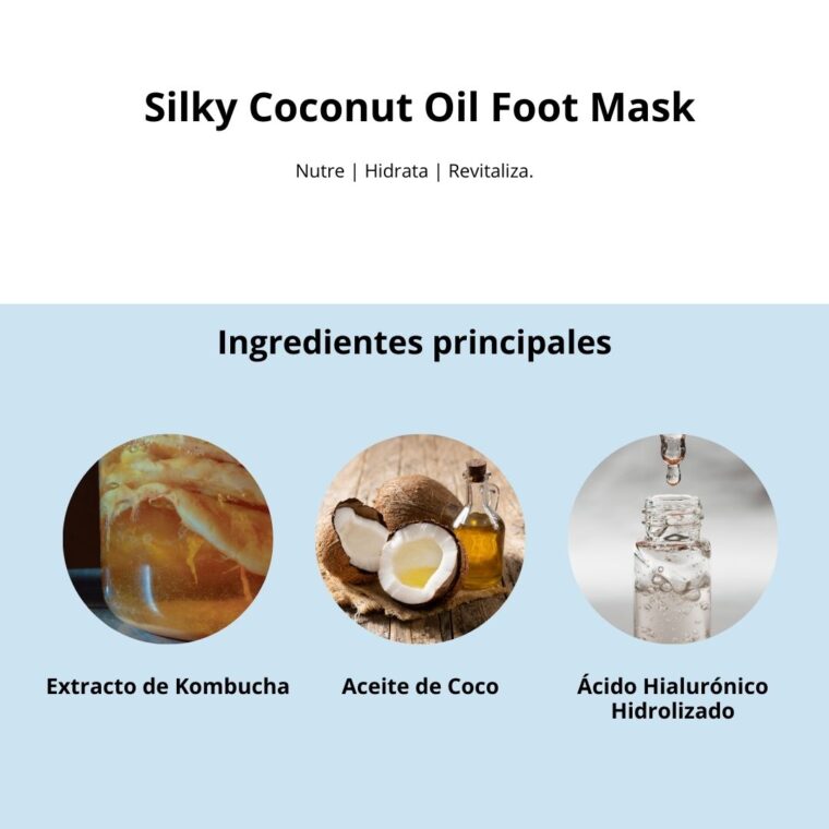 Madforcos Máscara “Silky Coconut Oil Foot Mask” – Kosmeticos