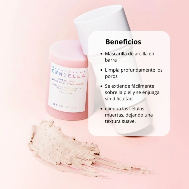 Skin1004 Mascarilla “Madagascar Centella Poremizing Quick Clay Stick ...